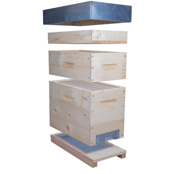 6 FRAME DADANT STANDARD NUC HIVE WITH 25mm THICK SIDES IT MODEL - SCR500I