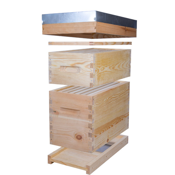 5 FRAME DADANT BOX JOINED NUC HIVE - SCR530T